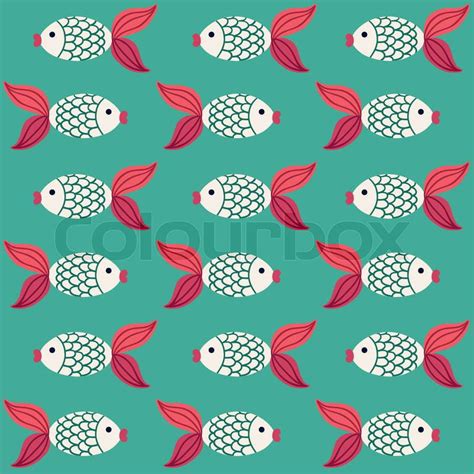 Fish Pattern Colourbox Fish Pattern Colourbox