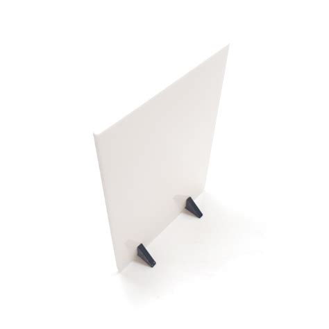 Rectangle Acrylic Blank Table Sign White 360 Lasers