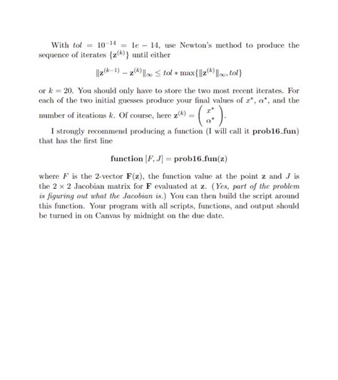 You Are To Write A MATLAB Script Or Function Based Chegg Com