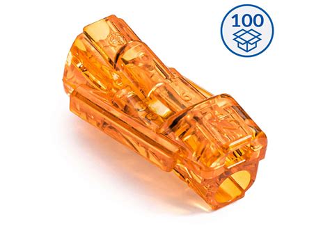 In Line Wire Connector For Solid And Stranded Wires 0 5…4 Mm² Package 100 Pcs Simet