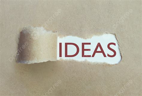 Torn Paper Uncovering Ideas Uncovering Brown Concept Photo Background And Picture For Free