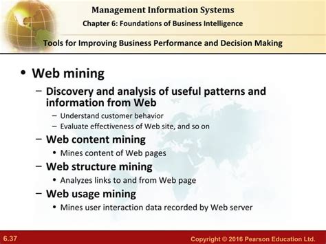 Mis Ch6 Foundation Of Business Intelligence Databases And Is Ppt