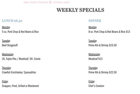 Online Menu Of Seabrook Classic Cafe Restaurant Seabrook Texas 77586