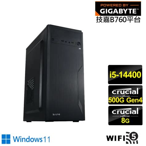 【技嘉平台】i5十核 Win11 振威武士w 文書機i5 14400b7608g500gwifi Momo購物網 好評推薦