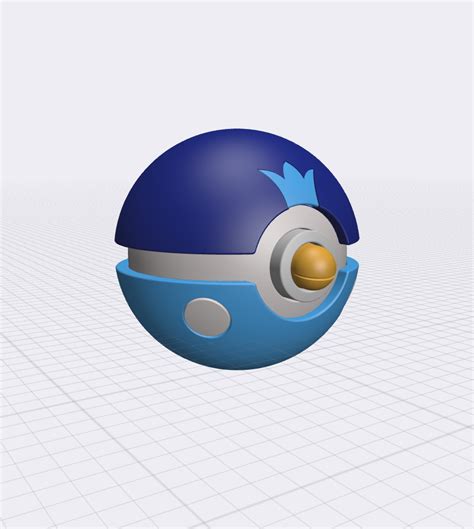 Stl File Piplup Pokeball 🐉・model To Download And 3d Print・cults
