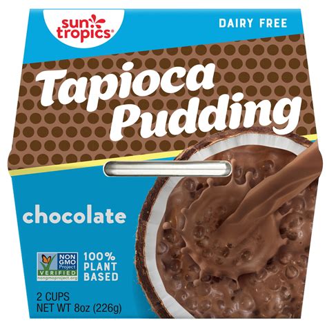 Sun Tropics Tapioca Pudding Chocolate 4 0oz Pack Of 6