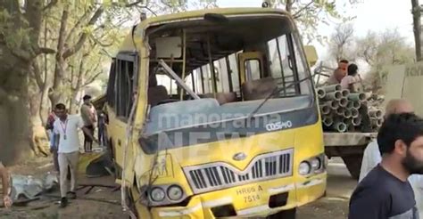 6 Students Killed Around 20 Injured As School Bus Overturns In Haryana