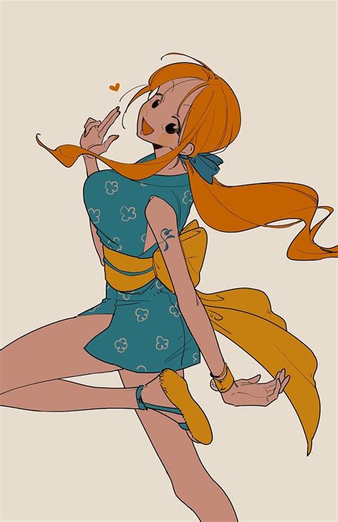 Nami One Piece Drawn By Numata Oioioioiai Danbooru