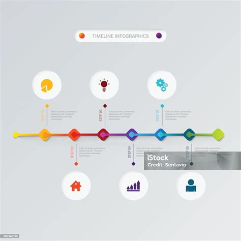 세련 된 타임 라인 아이콘 처리 기업 회사 역사 비즈니스 인포 그래픽 템플릿 이랑 웹 사이트 Infographic 금융 보고서