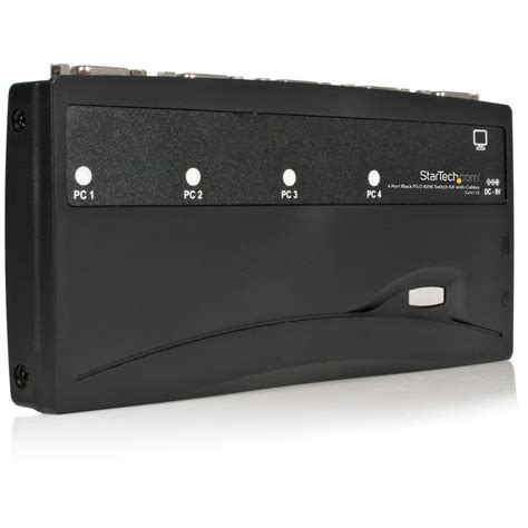 Startech Com Com Starview Sv411kkvm Switchps24 Ports1 Local Usercontrol 4 Ps2 Based