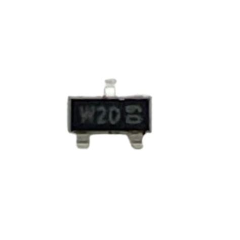 Kit Com 20 PeÇas Transistor Smd Sot 23 W2d Pmbta92 Nexperia Gold