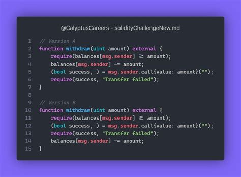 Solidity Challenge 507 🕵️ Spot The Difference Which Implementation Is