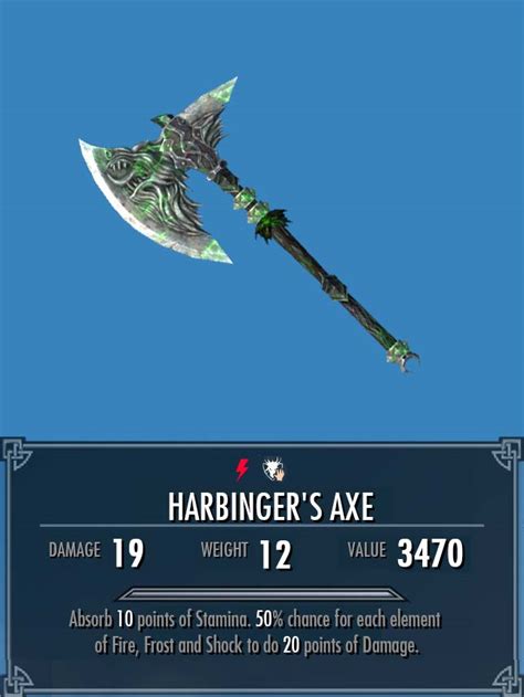 Harbingers Axe Legacy Of The Dragonborn Fandom