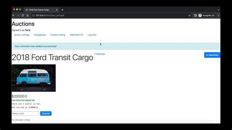 cs50w project 2 commerce youtube