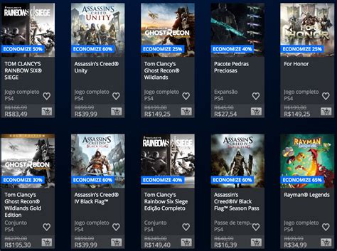 Sony Oferece Descontos Em Jogos Da Ubisoft Na Playstation Store