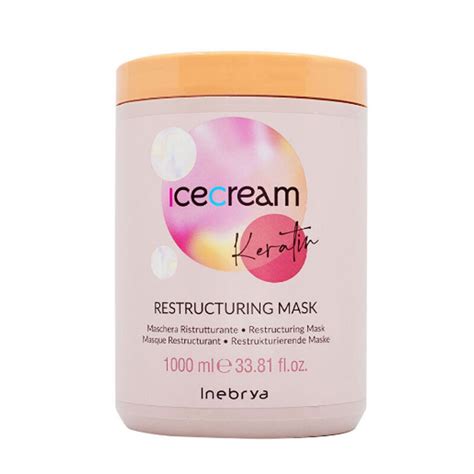 Inebrya Ice Cream Keratin Restructuring Mask Ml Dermoeczanem