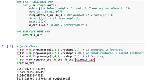 C2 W1 Assignment Error With Sigmoid Function Call Local Jupyter