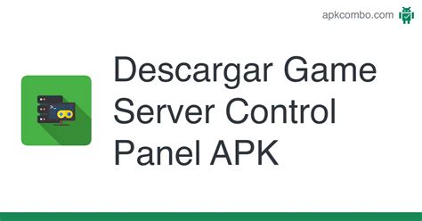 descargar game server control panel apk Última versión 2023