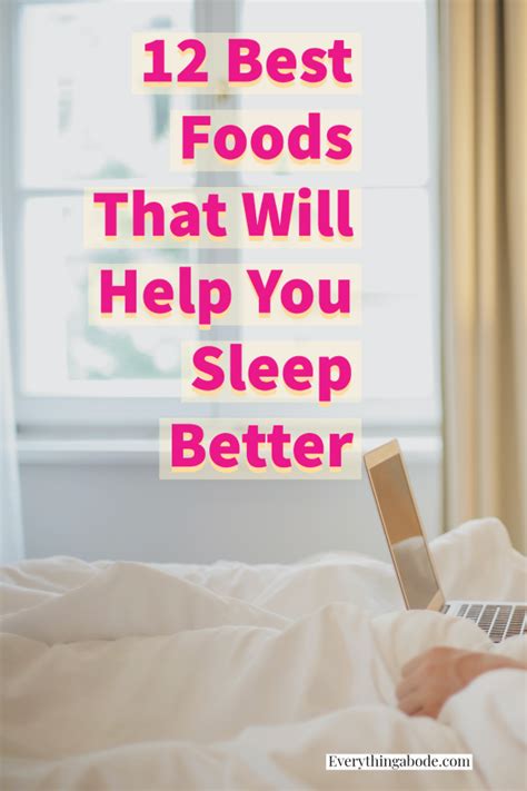 12 Best Sleep Inducing Foods To Help You Sleep Soundly Sleep Inducing