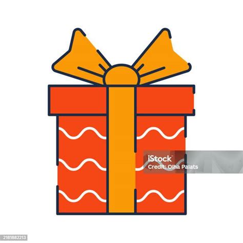 리본이 있는 선물 상자 아이콘입니다 벡터 일러스트 레이 션 개념에 대한 스톡 벡터 아트 및 기타 이미지 개념 공휴일 기념일 Istock