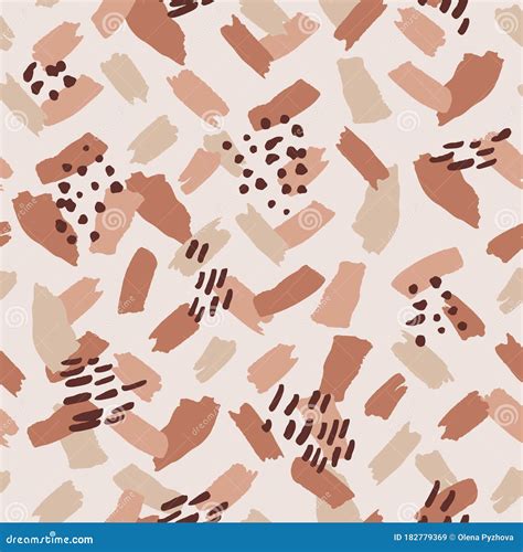 Vector Colorful Seamless Pattern In Boho Style Stock Vector