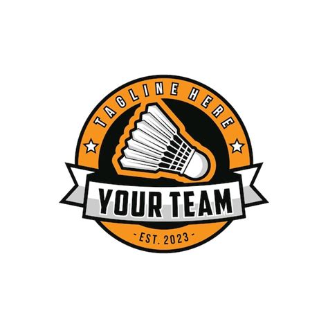 Premium Vector Badminton Sport Tournament Logo Design Illustration