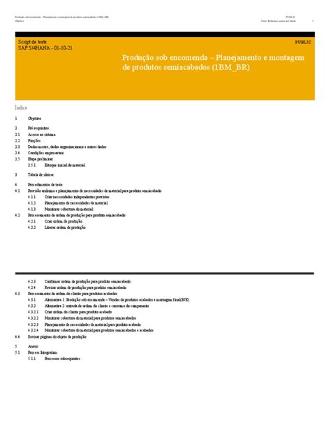 1bm S4hana2021 Bpd Pt Br Pdf Aplicativo Para Celular Planejamento