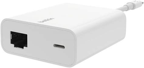 Belkin Ethernet Power Adapter With Lightning Connector Supports Up To 180 Mbps Ethernet