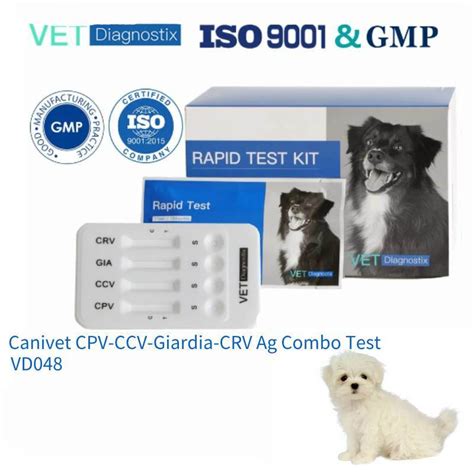 Canivet Cpv Ccv Giardia Crv Ag Combo Test China Parvo Viru Test And