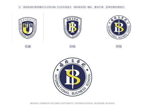 北京外国语大学 · 国际商学院徽标吾尔工作室 站酷zcool