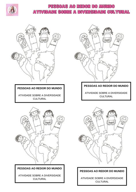 Atividade Pessoas São Diferentestrabalhando A Diversidade Cultural Nas