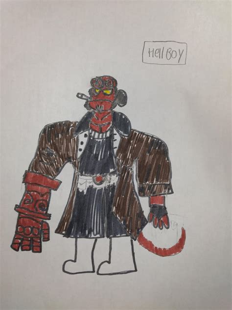 Drew Hellboy The Other Day For My Sister Rhellboy