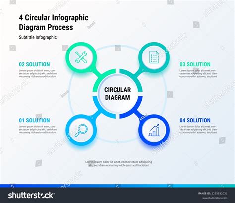 4 Circular Infographic Diagram Process Flowchart Stock Illustration 2285832033 Shutterstock