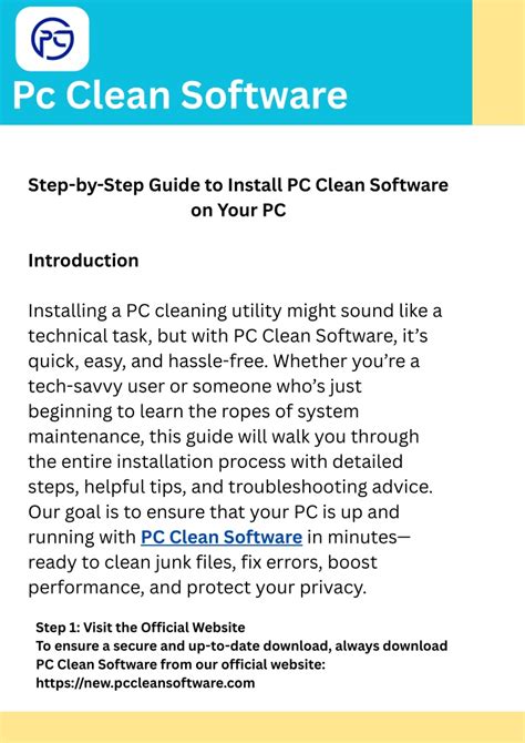 Ppt Step By Step Guide To Install Pc Clean Software On Your Pc