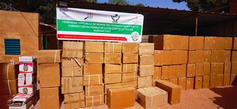 Burkina Les produits frauduleux saisis par la CNLF désormais