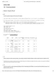 Clustering Analysis Of Stock Data Find Similar Stocks Using Course Hero