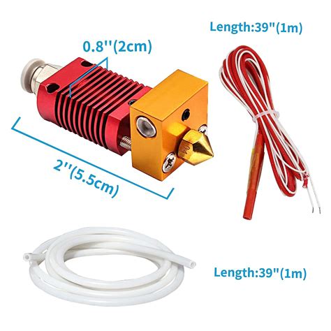 Review Assembled 24v Cr10 Hotend 3d Print Hotend Set For Cr10 Extruder