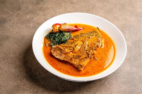 Premium Photo Snapper Curry Fish Head Gulai Kepala Ikan Kakap From