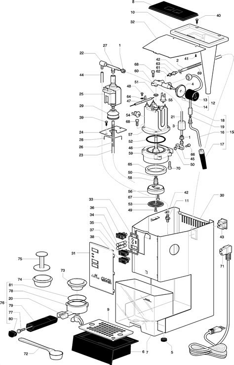 Exploded Views Gaggia Exploded Views Coffee And Coffee Deluxe Exploded
