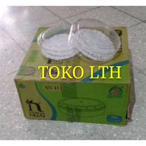 Jual PER 12 PCS TOPLES KUE KERING BULAT NUAI 411 STOPLES PLASTIK MIKA