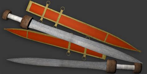 Roman Gladius Sword Weapon 3d Model