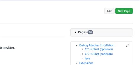 How To Add An Extension To The Wiki · Mfussenegger Nvim Dap
