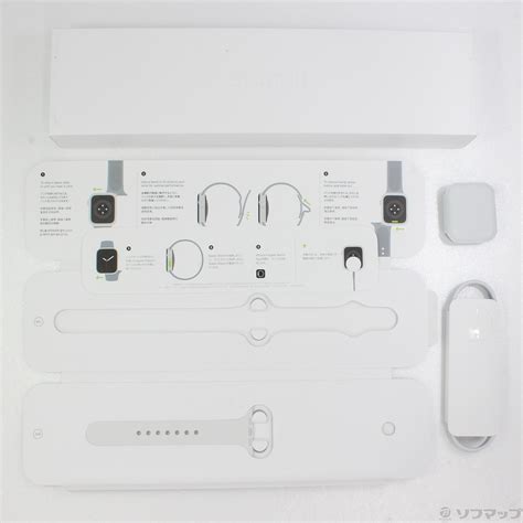 【中古】〔展示品〕 Apple Watch Series 6 Gps Cellular 44mm シルバーステンレススチールケース