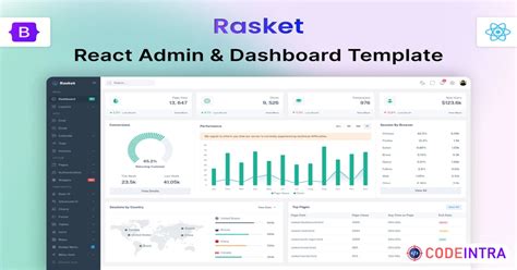 Rasket - React Admin Dashboard Template - Codeintra
