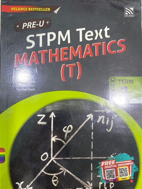 Stpm Mathematics T Semester 1 Hobbies And Toys Books And Magazines
