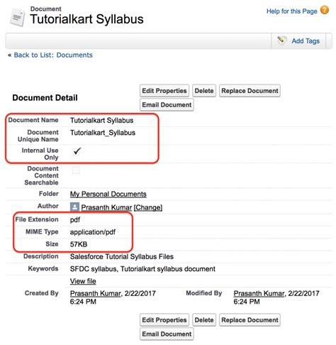salesforce documents tab inserting logo salesforce tutorials