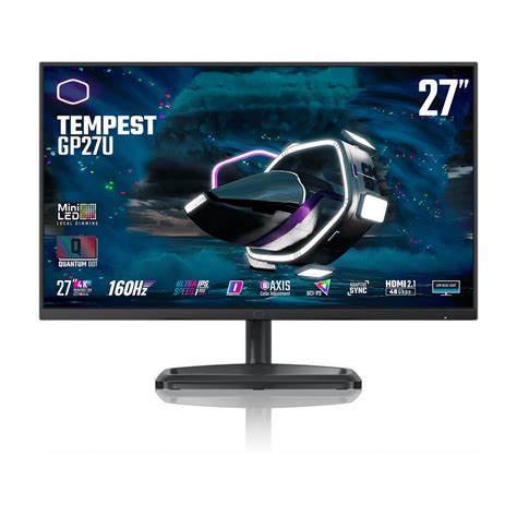 [mini Led Quantum Dot 量子點] Cooler Master Tempest Gp27u 電競顯示器 27吋 Uhd [3840 X 2160] 160hz