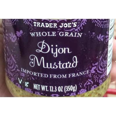 Calories In Whole Grain Dijon Mustard From Trader Joe S