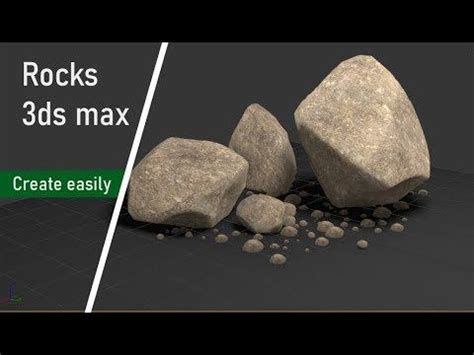 How To Create Rocks 3ds Max Tutorial 3ds Max Tutorials 3ds Max