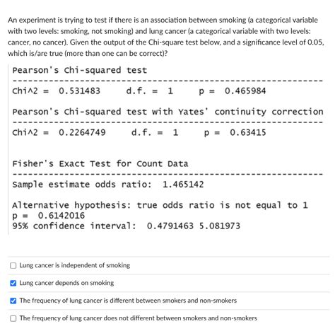 Solved An Experiment Is Trying To Test If There Is An Chegg